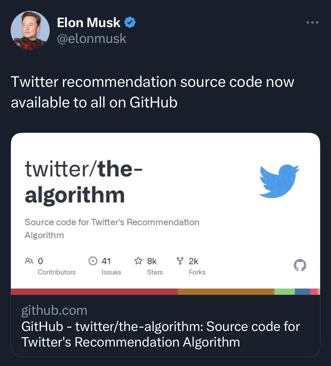 Twitter Recommendation Algorithm Open Source 8550